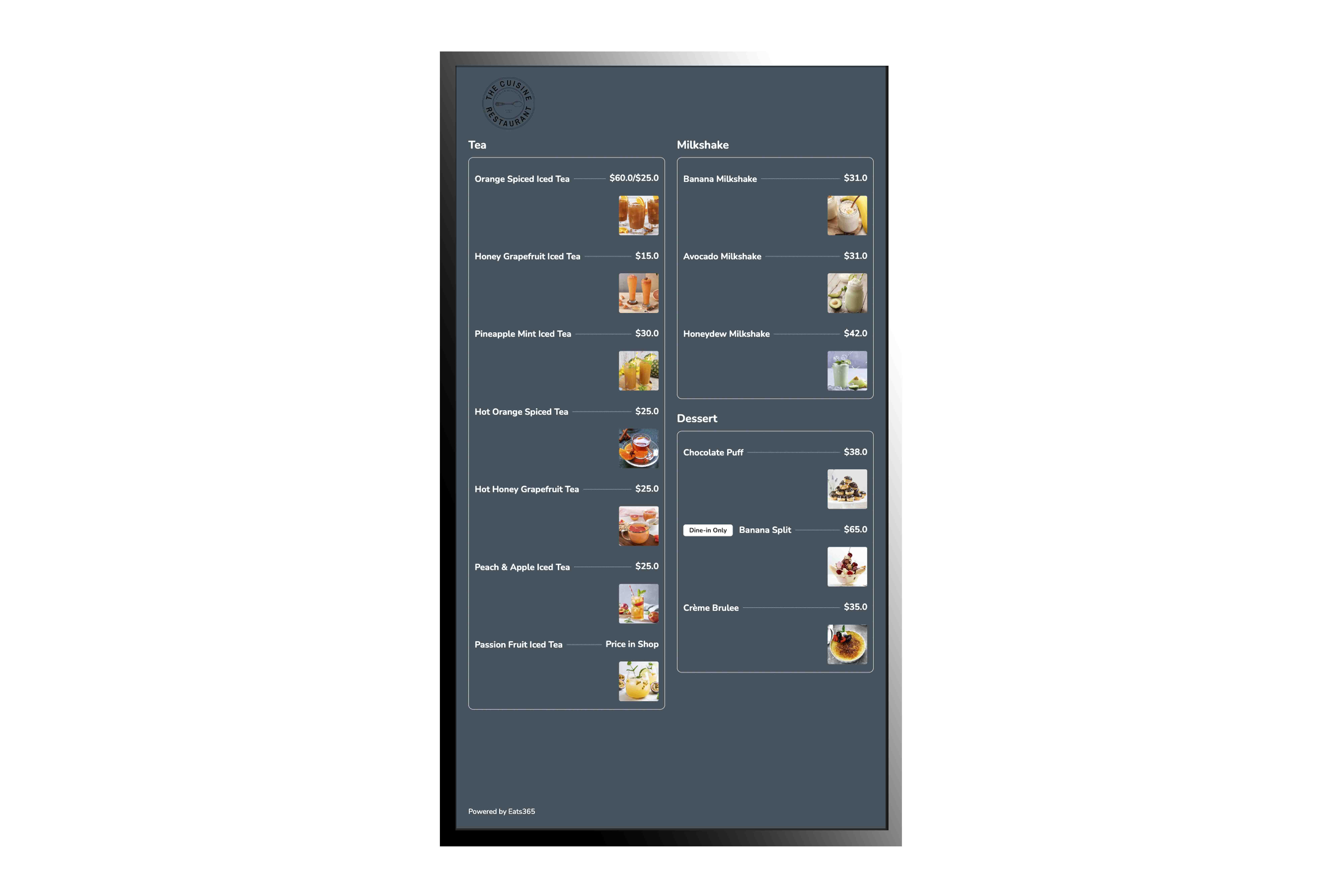 Dynamic Digital Menu | Restaurant POS System | Eats365 Dynamic Digital Menu | Restaurant POS System | Eats365